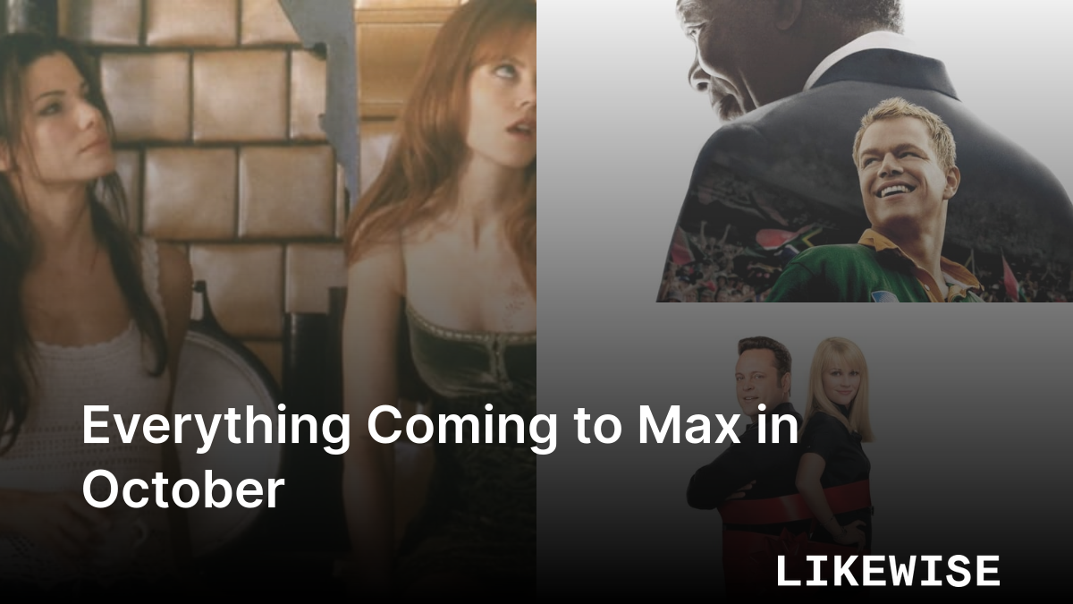Everything Coming to Max in October