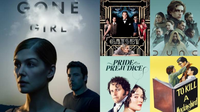 6 of the Most Popular Book-To-Movie Adaptations